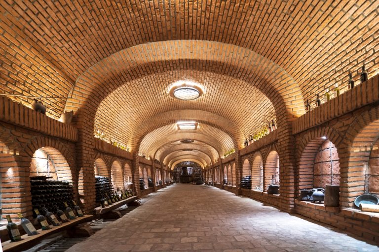 Kvareli town, Khareba Wine Tunnel and Views to Greater Caucasus ...